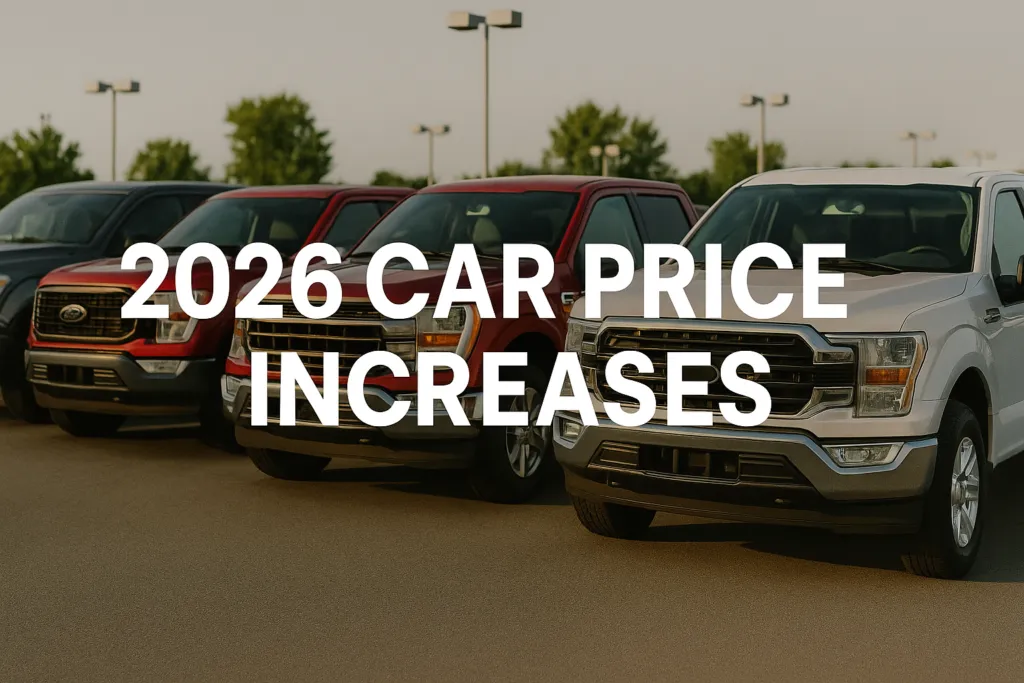 These 2026 Cars and Trucks Are Seeing Price Hikes - CarEdge